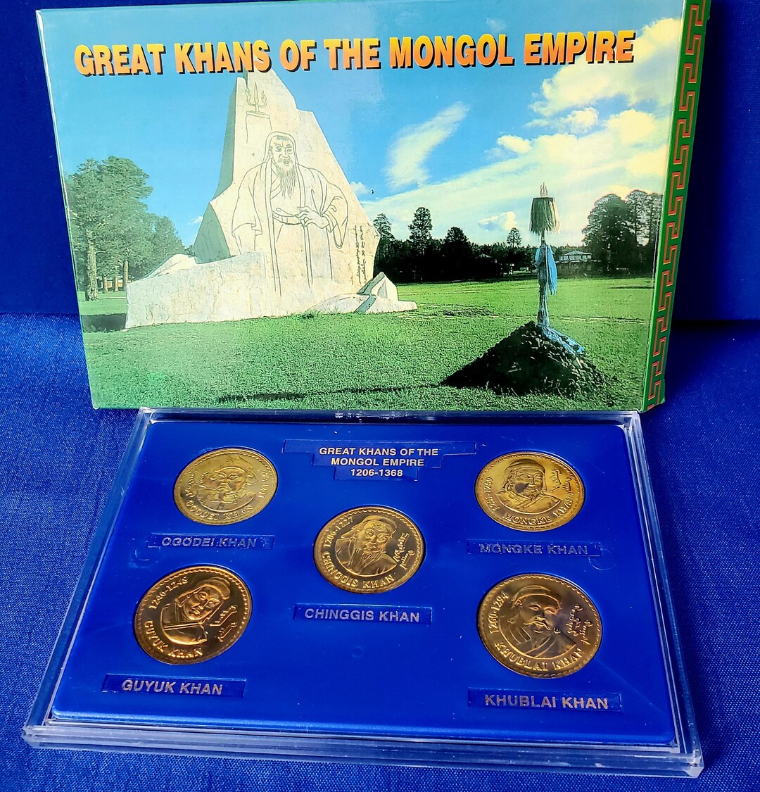 Great Khans of the Mongol Empire 1205 1368 Minted by Mongolian Mint ...