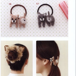 Crochet Cats Patterns, Cute Crochet Cats Accessories Patterns, Japanese ...