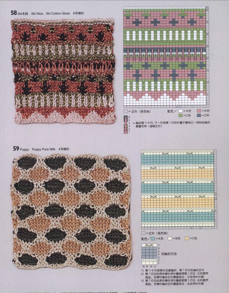 150 Design Knitting Patterns, Japanese Knitting Ebook Instant Download ...