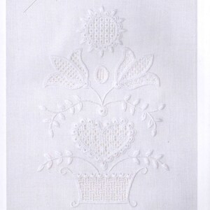 Whitework Embroidery Patterns Ebook, White Thread Embroidery Tutorial ...