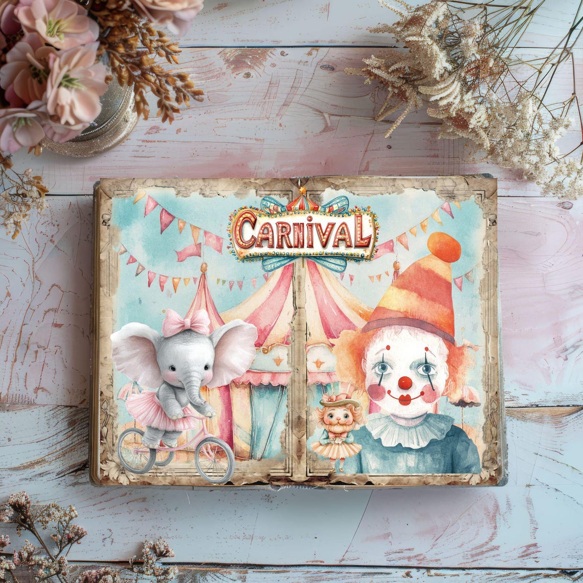Vintage Circus & Carnival Marquee Signs - Transparent PNG Files for ...