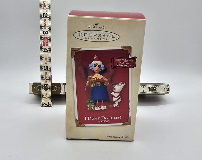 Hallmark 2002 Classic Talking Keepsake Ornament of Maxine #QX2806 - Etsy