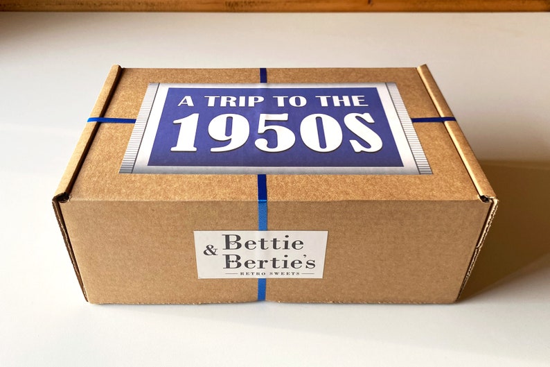 1950s Retro Sweets Gift Box, English Candy - Etsy UK
