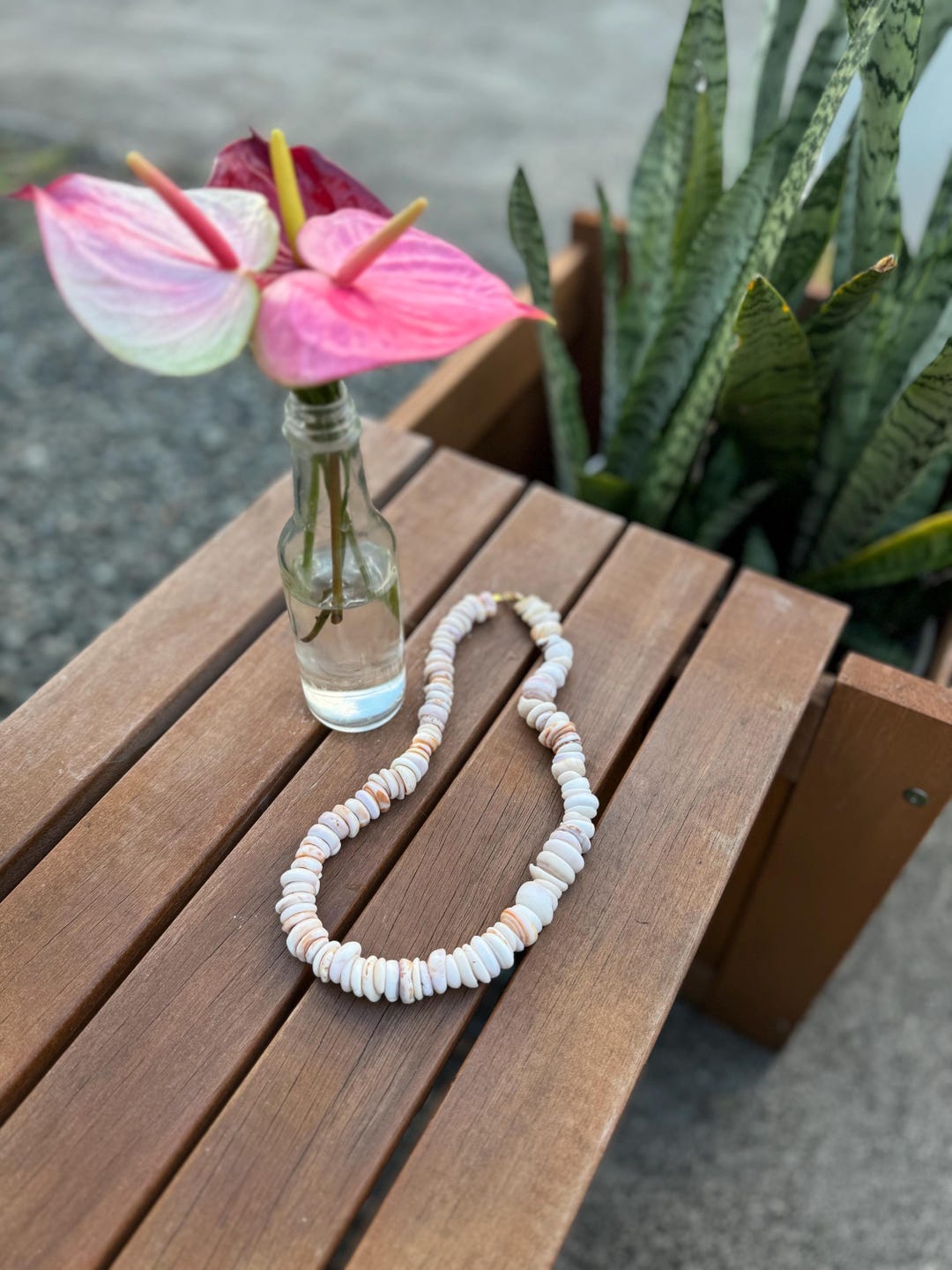 20”-22” (10”-11” Clasped) Extendable Authentic Hawaiian Puka Shell ...