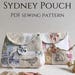 Sydney pouch PDF sewing pattern | Etsy
