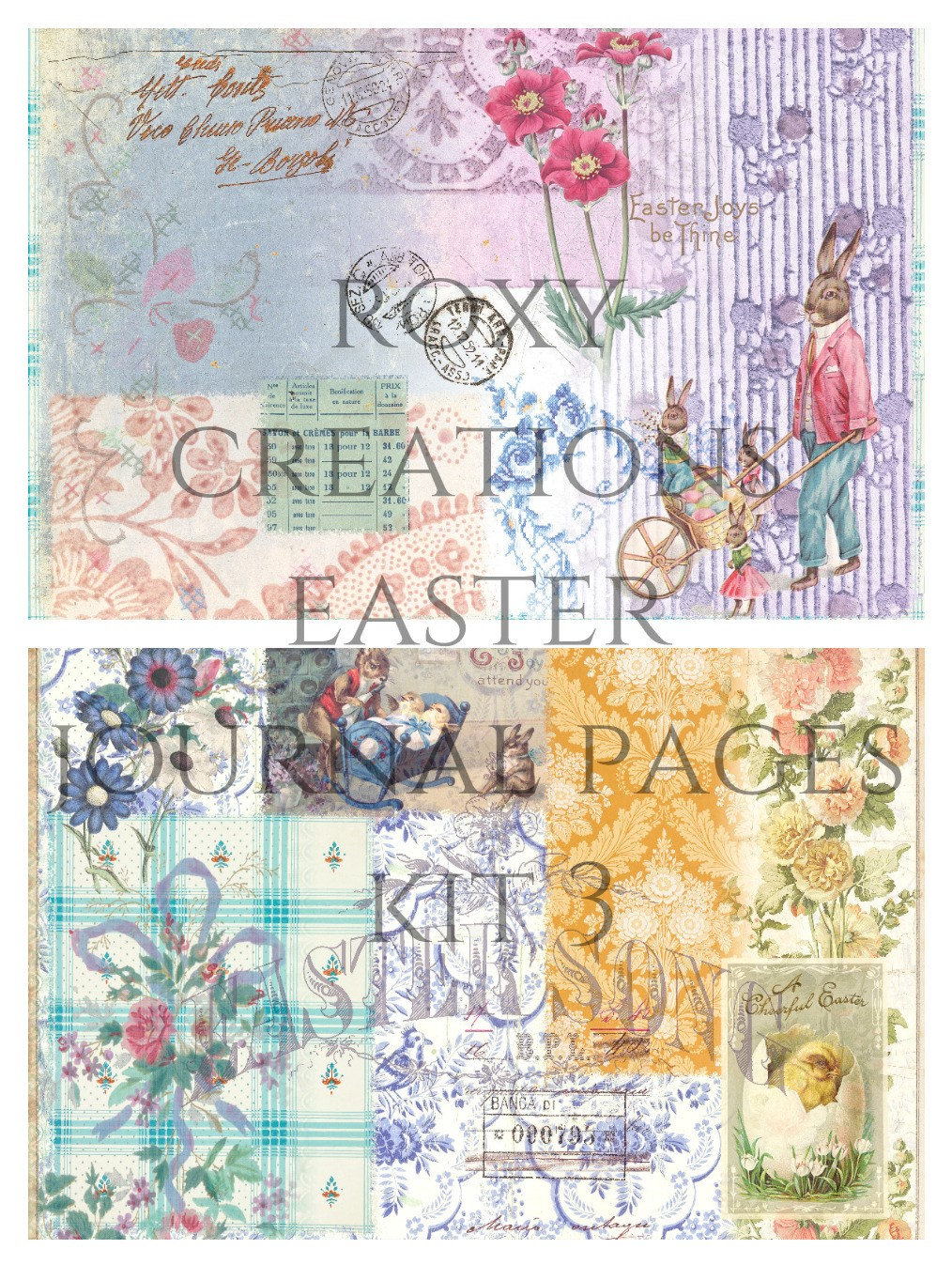 Printable Easter Journal Pages Kit 3 - Etsy
