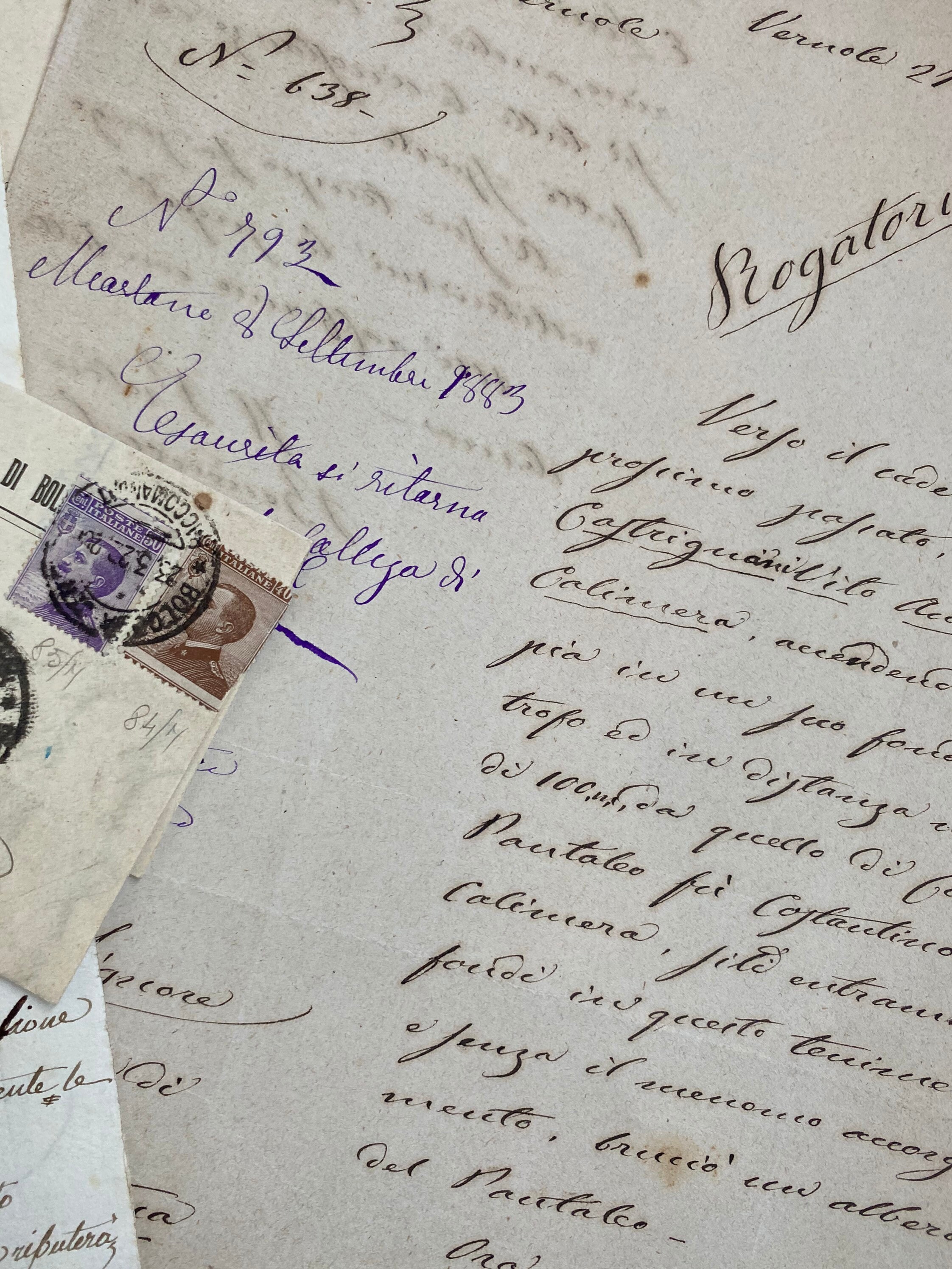 Antique Italian Document Early 1800s to 1900s - Etsy Australia