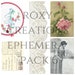 Digital Printable Ephemera Pack 6 - Etsy