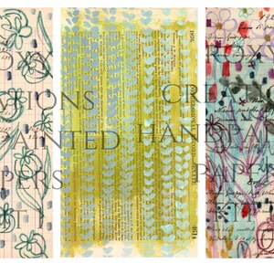 Printable Roxy Creations Handpainted Paper Kit 1 - Etsy