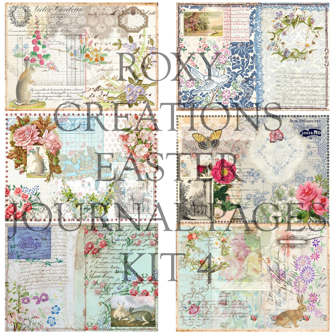 Printable Easter Journal Pages Kit 4 - Etsy