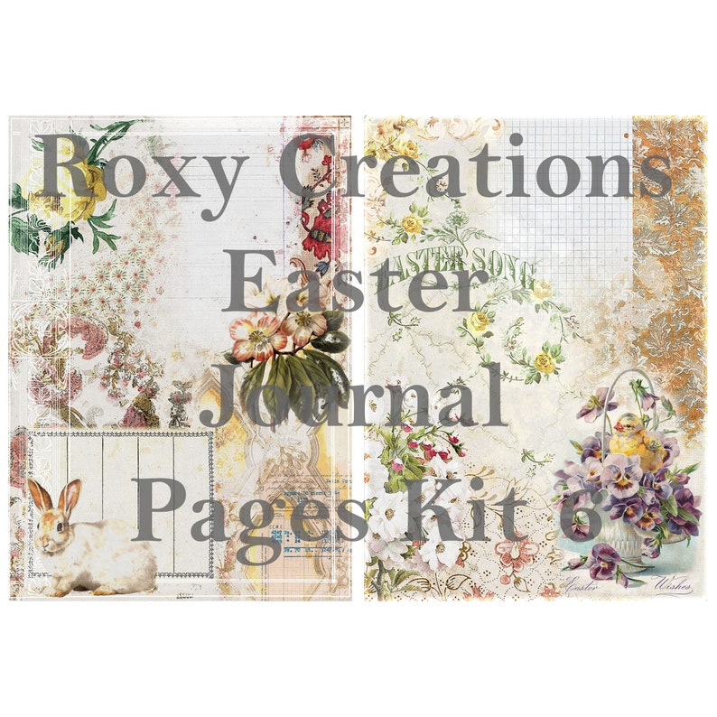 Printable Easter Journal Pages Kit 6 - Etsy