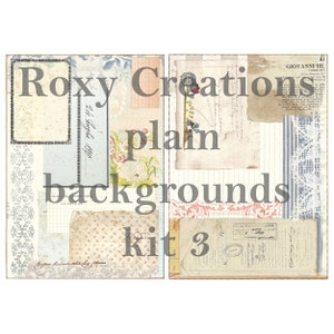 Printable Plain Background Journal Pages Kit 3 - Etsy