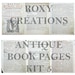 Printable Antique Book Pages Kit 5 - Etsy
