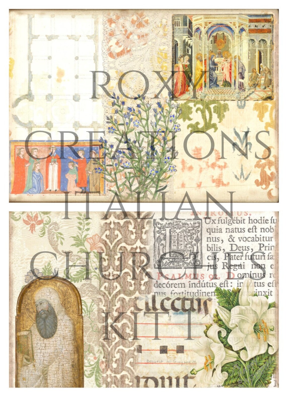 Printable Italian Churches Kit 1 - Etsy