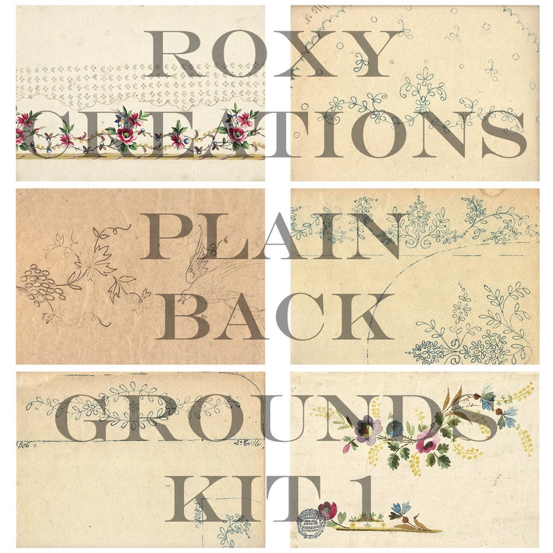 Printable Plain Background Journal Pages Kit 1 - Etsy