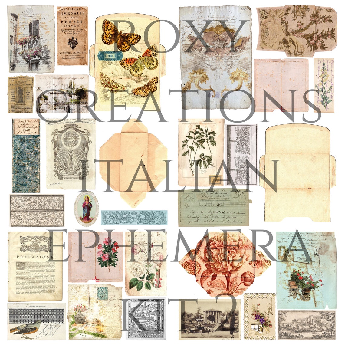 Italian Elements Printable Kit 2 - Etsy