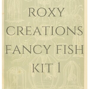 Printable Fancy Fish Kit 1 - Etsy