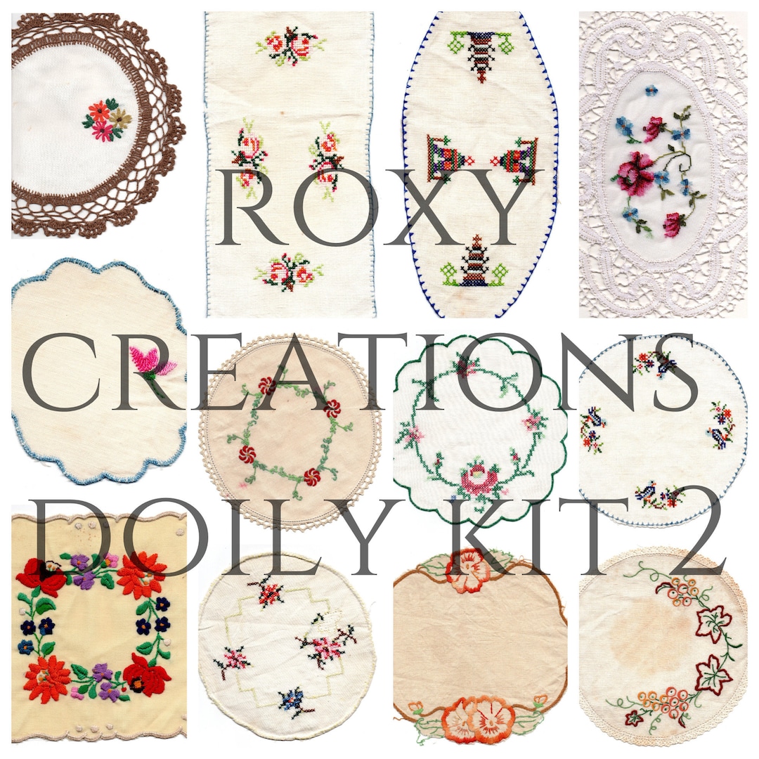 Digital Printable Doilies Pack 2 - Etsy