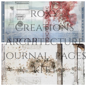 Architecture Printable Journal Pages Digital Kit 1 - Etsy