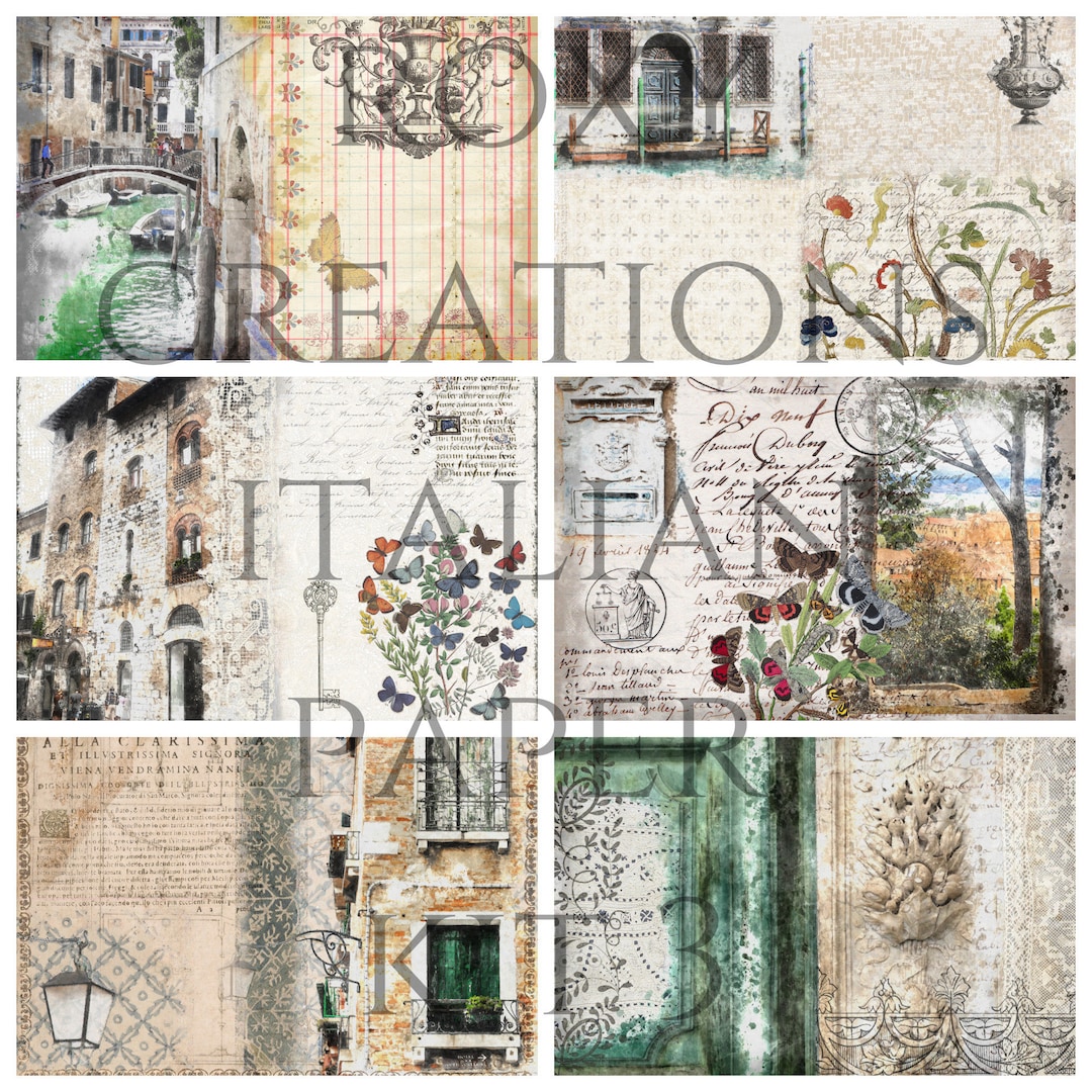 Italian Printable Digital Kit 3 - Etsy