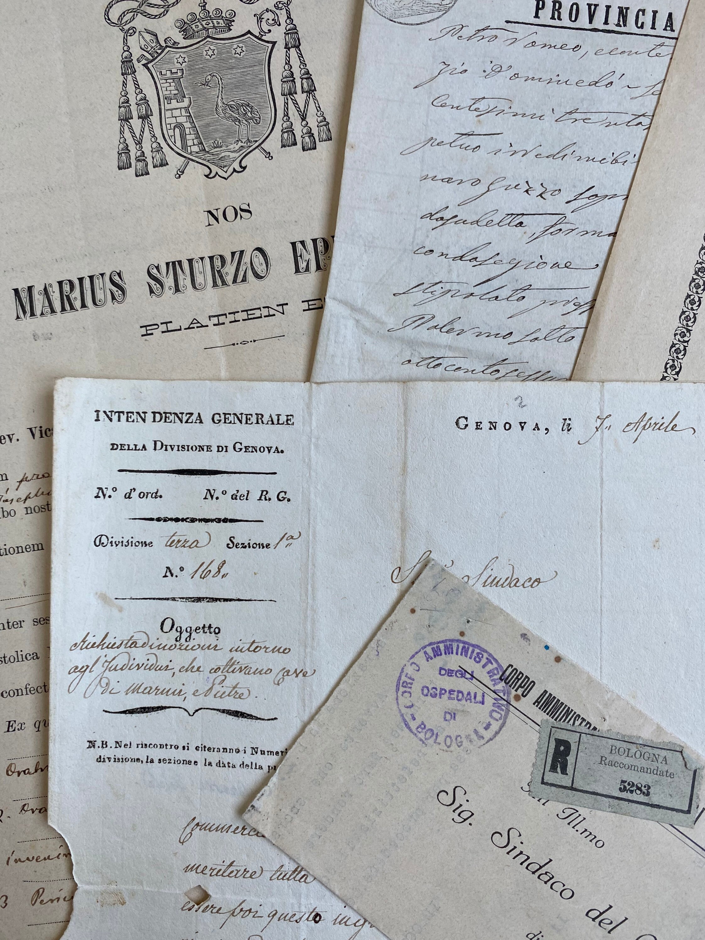 Antique Italian document early 1800s to 1900s | Etsy