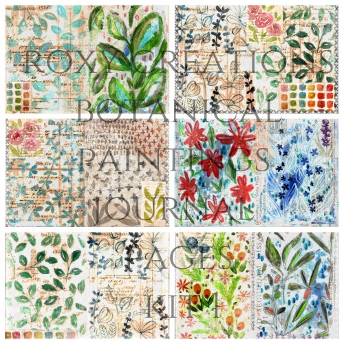 Printable Pretty Background Pages Kit 1 - Etsy