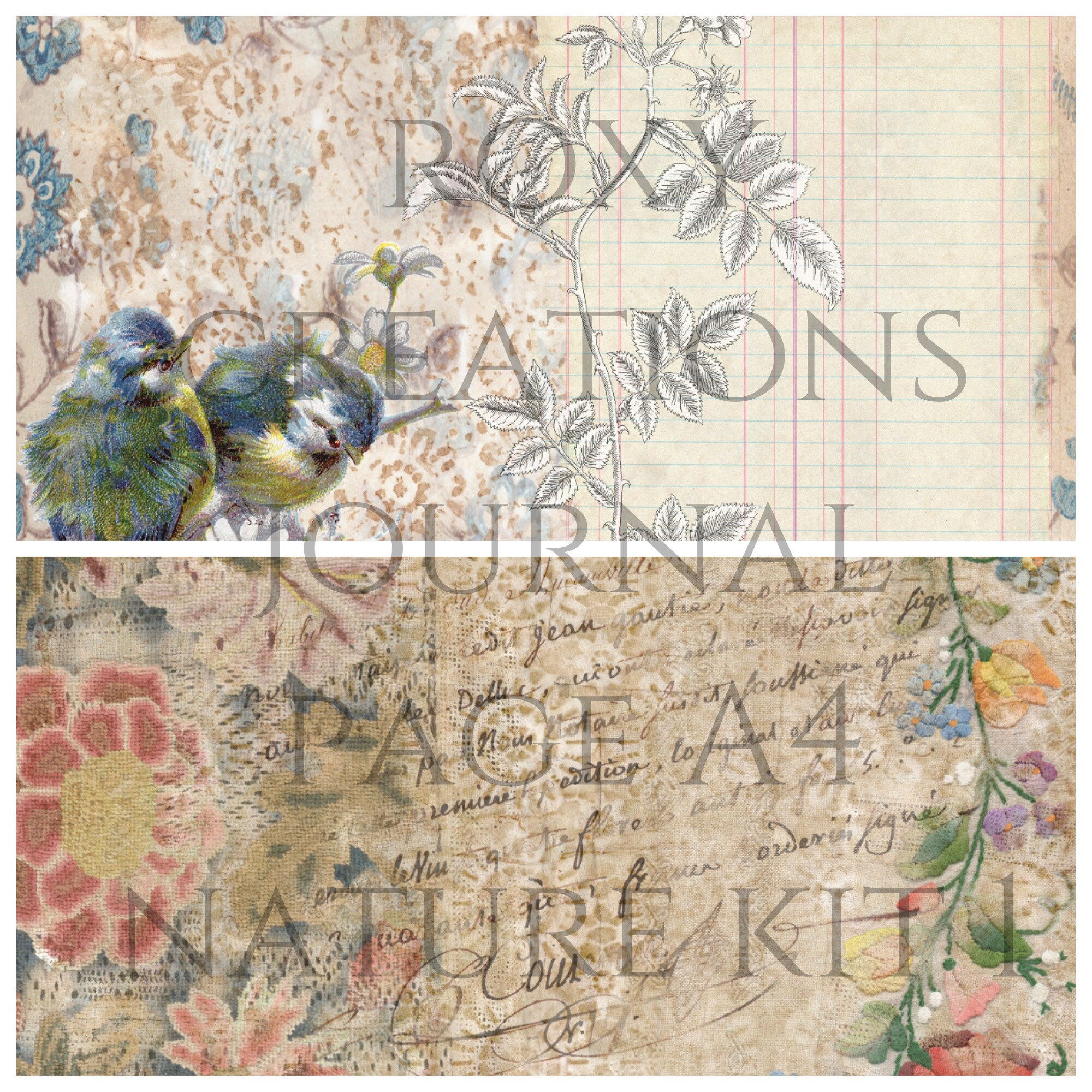 Printable Nature Journaling 10 Page Kit 1 A4 - Etsy