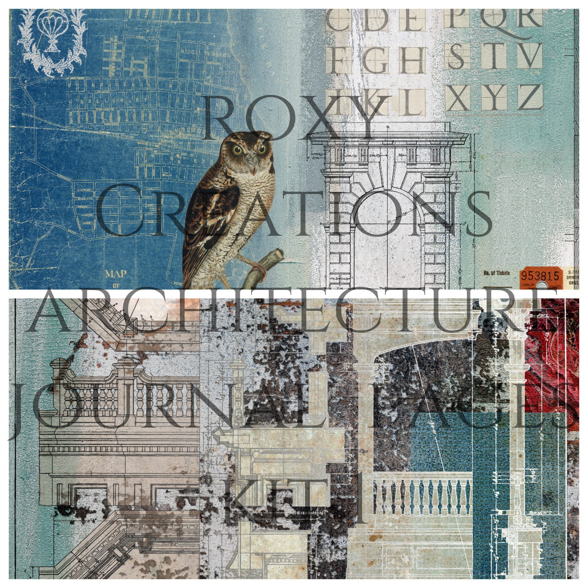 Architecture Printable Journal Pages Digital Kit 1 - Etsy UK