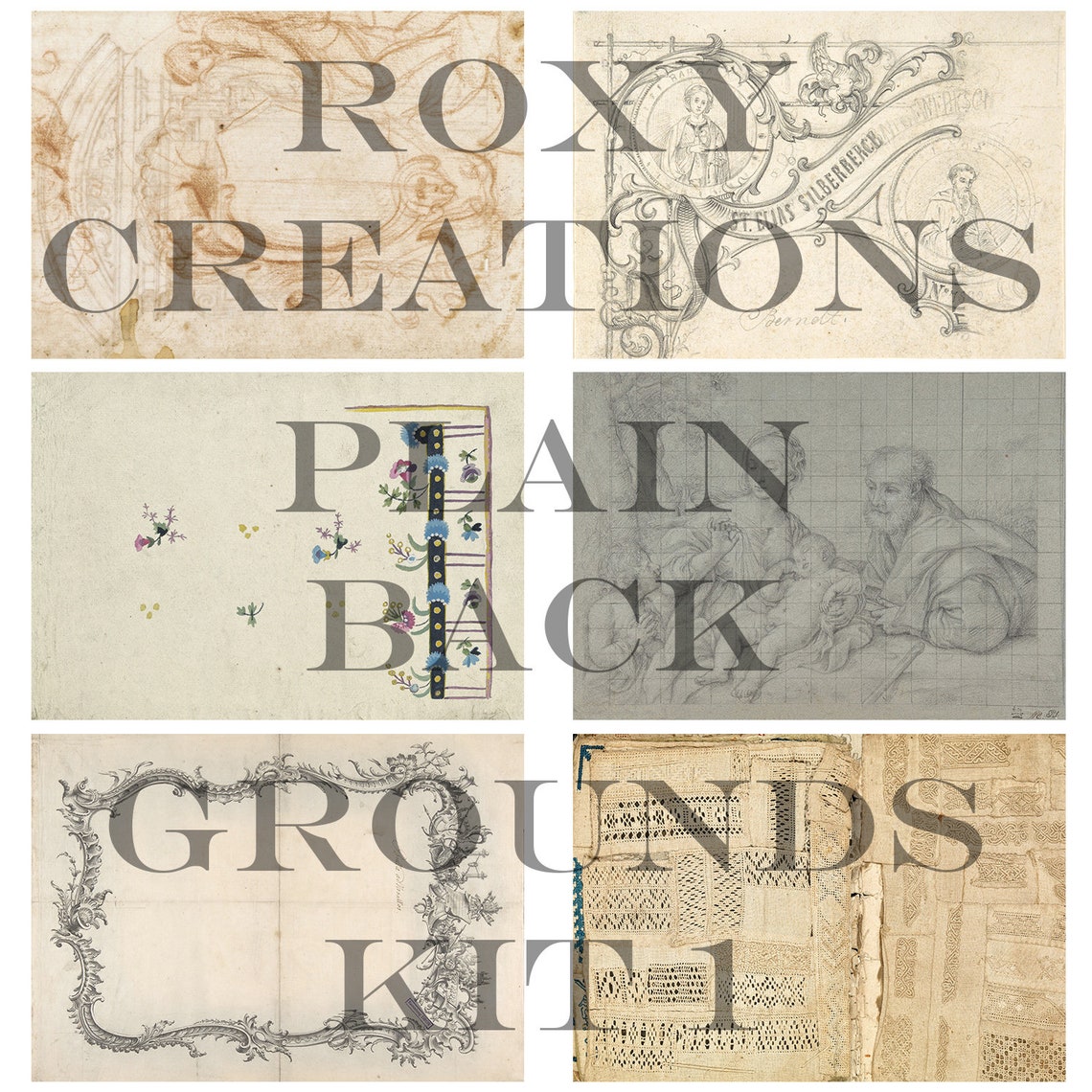 Printable Plain Background Journal Pages Kit 1 - Etsy