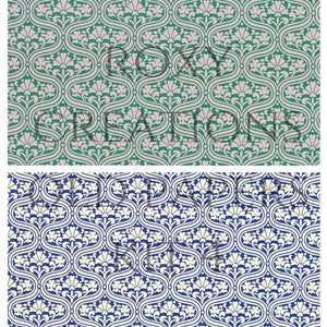 Printable Antique End Pages Kit 4 - Etsy