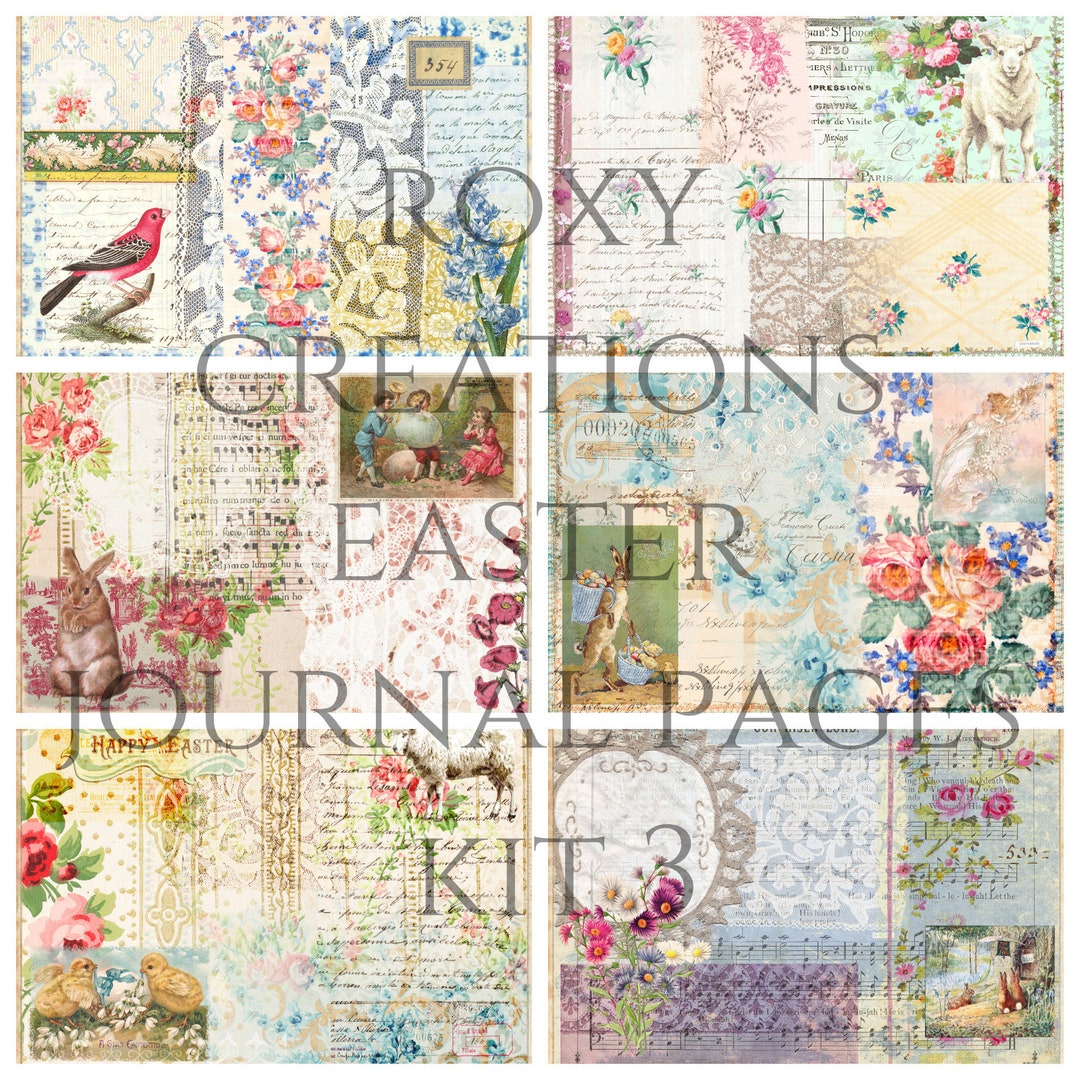 Printable Easter Journal Pages Kit 3 - Etsy
