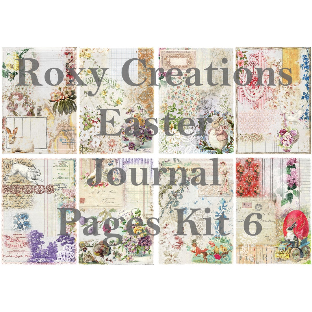 Printable Easter Journal Pages Kit 6 - Etsy