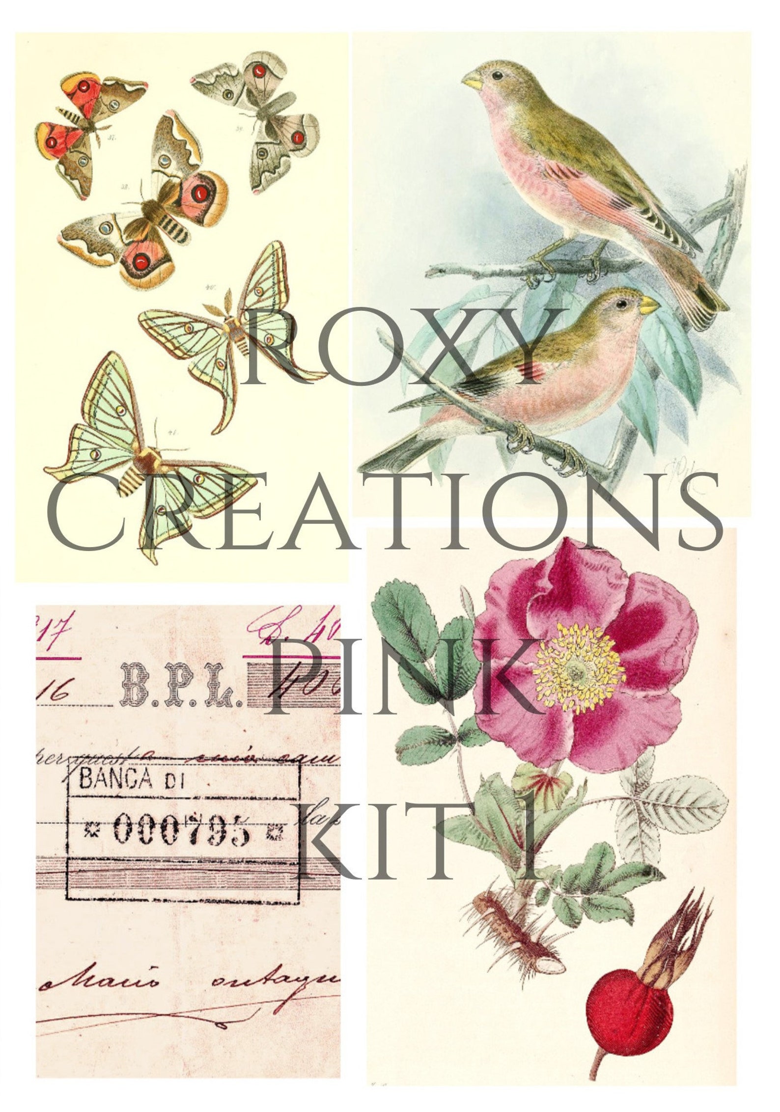 Printable Pink Kit 1 - Etsy