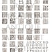 Printable Antique Alphabet Letters 1500s to 1700s Kit 2 Colour | Etsy