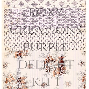Printable Purple Delight Kit 1 - Etsy