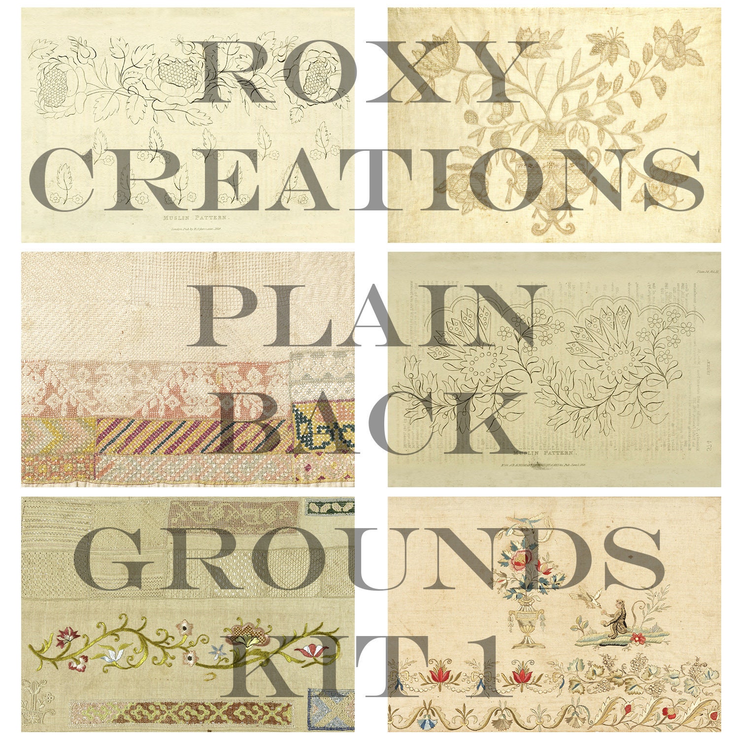 Printable Plain Background Journal Pages Kit 1 - Etsy