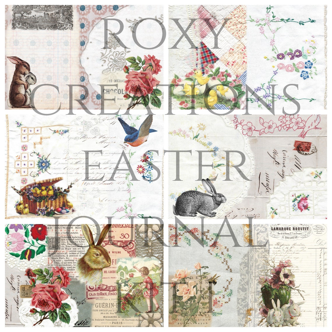 Printable Easter Journal Pages Kit 1 - Etsy