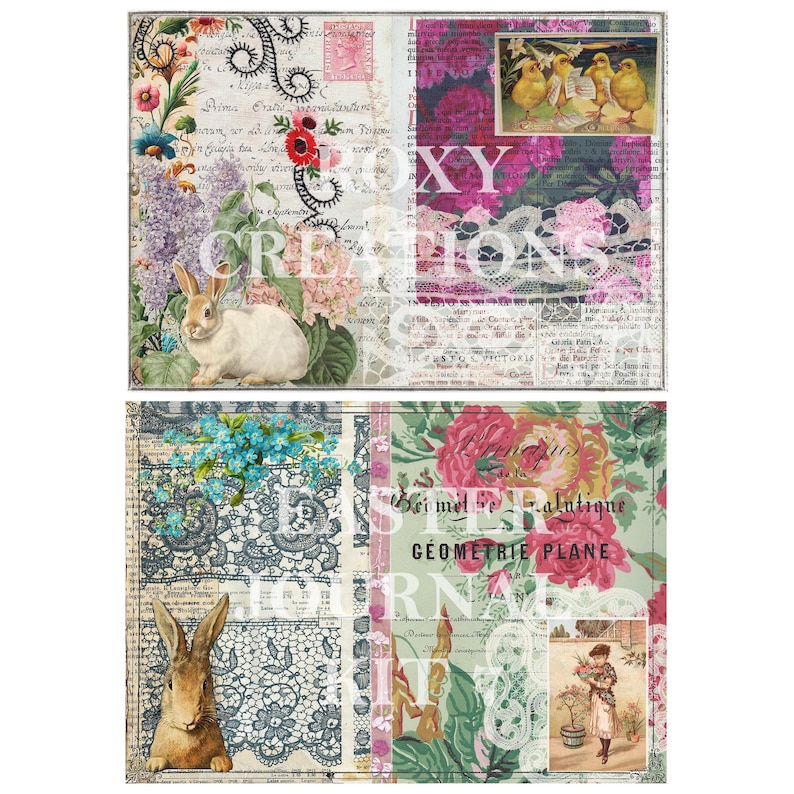 Printable Easter Journal Pages Kit 7 - Etsy