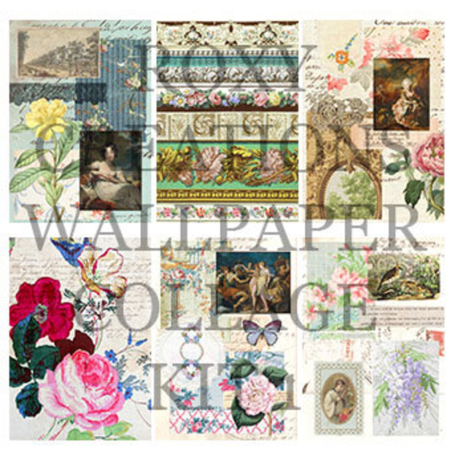 Printable Wallpaper Collage Kit 1 - Etsy