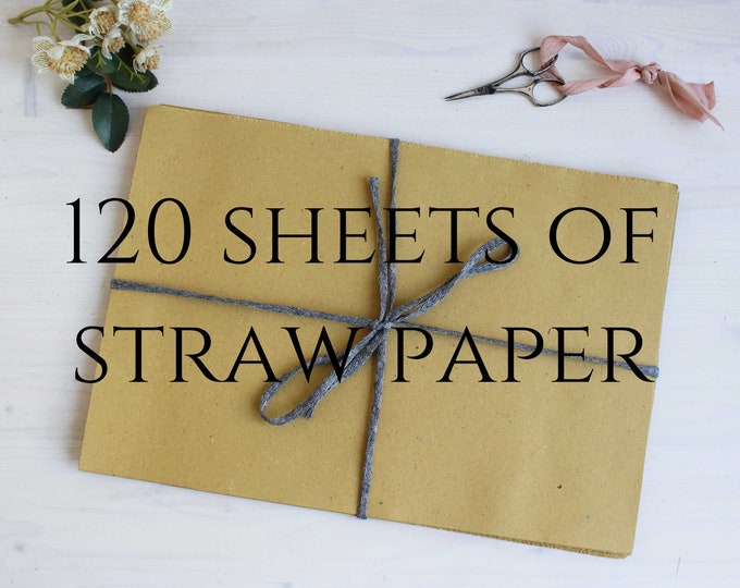 30 Italian Straw Paper Sheets Journal Paper-scrapbooking Journaling ...