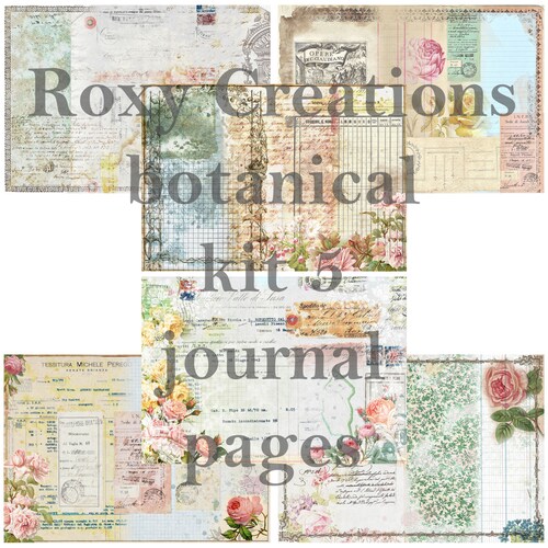 Printable Italian Renaissance Journal Pages Kit 1 - Etsy