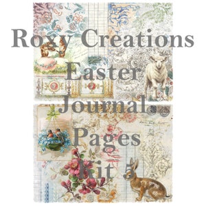 Printable Easter Journal Pages Kit 5 - Etsy