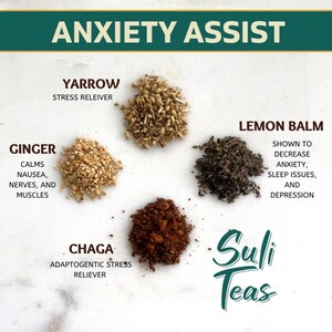 Anxiety Assist Herbal Tea - Etsy