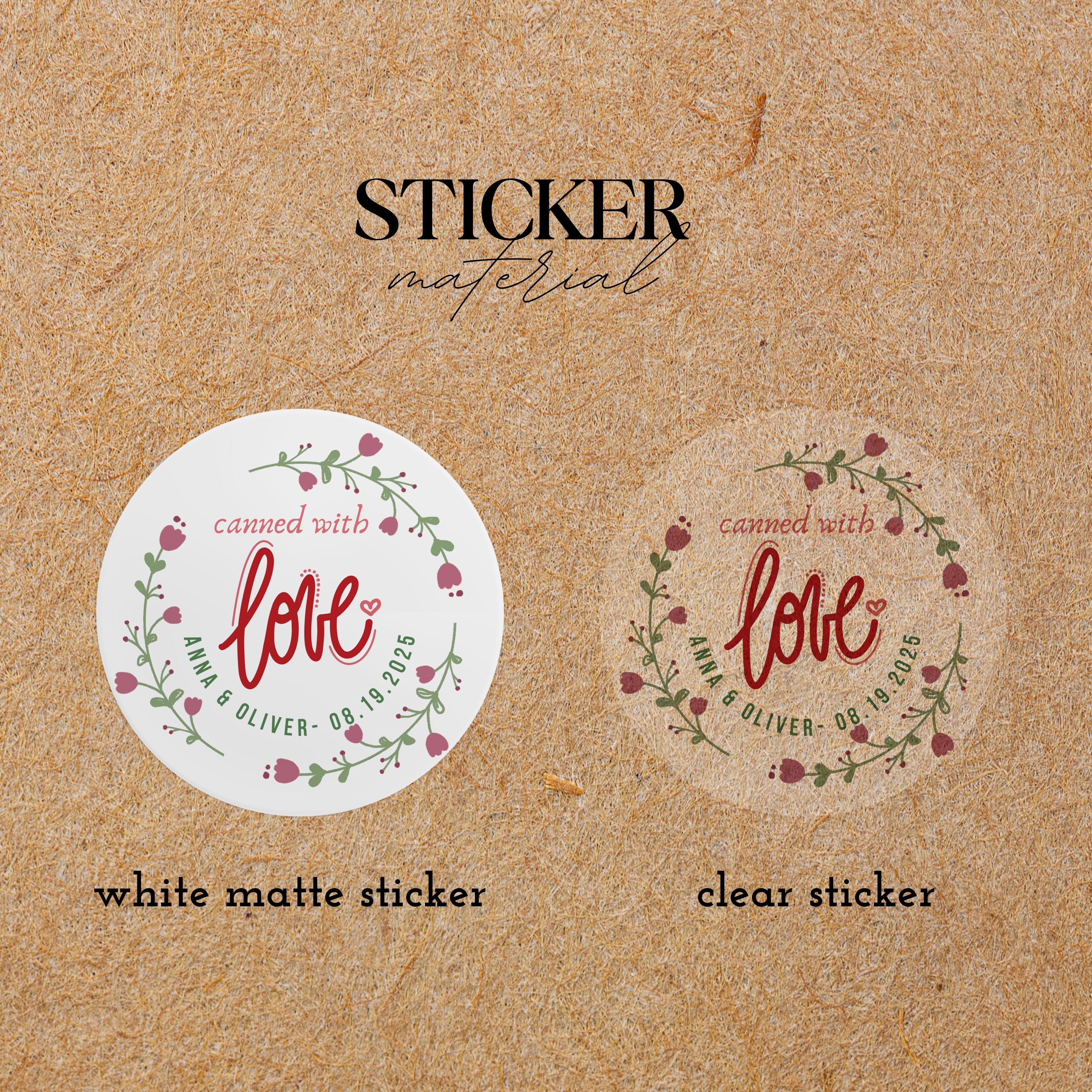 30 Personalized Wedding Jam Labels Favors Stickers for Jam Jars| Spread ...