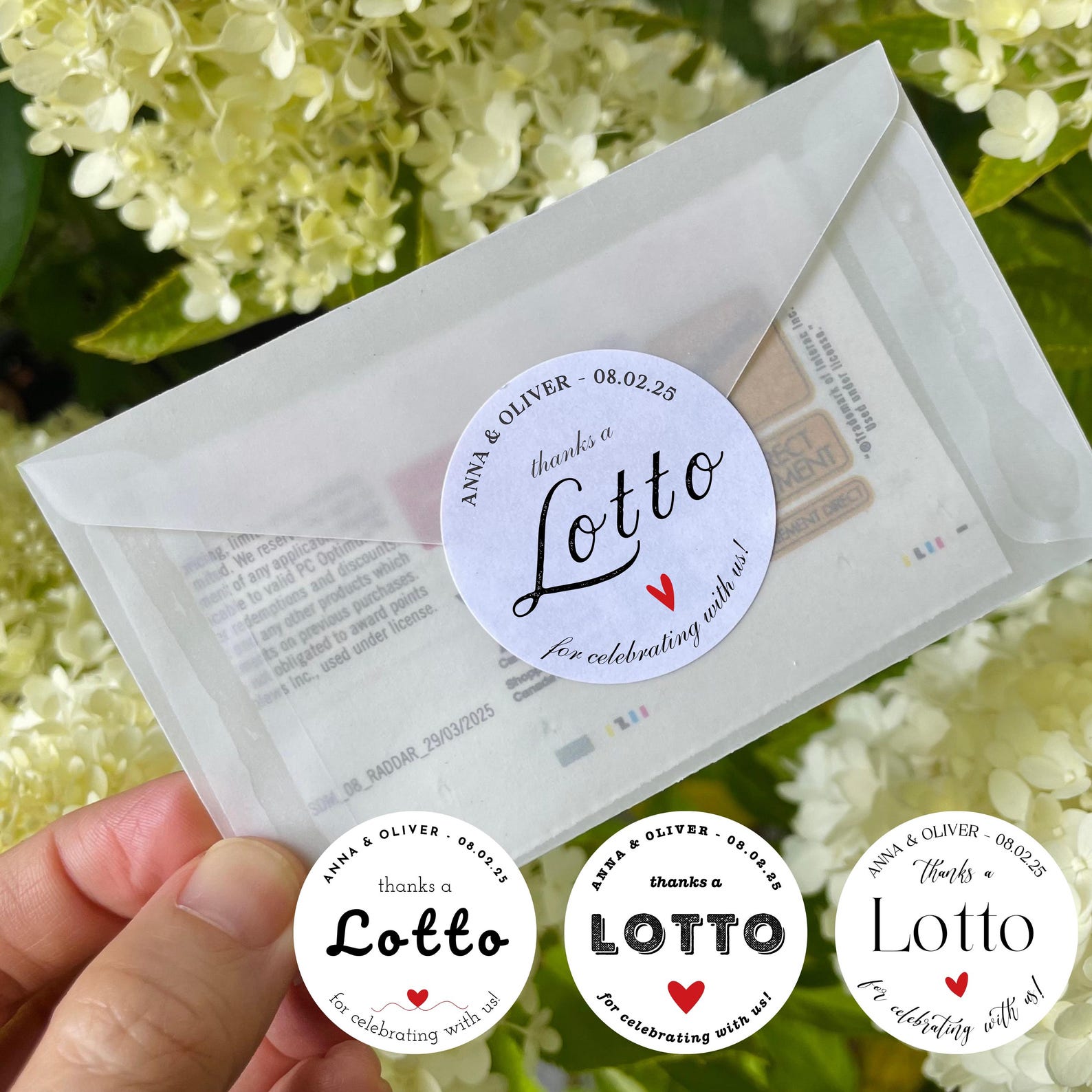 20 Personalized Lottery Wedding Favors Bags Lottery Scratcher Custom ...