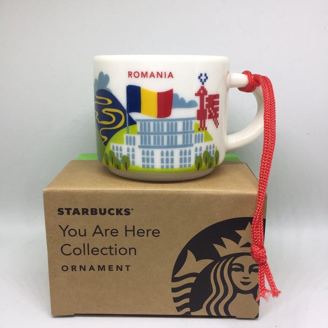 Starbucks Romania Mugs Starbucks You Are Here Yah Mug Romania Mugs ...