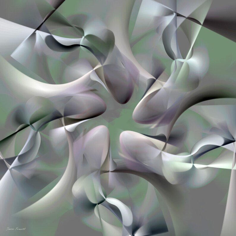 Water Dance Generative Art Digital Image - Etsy