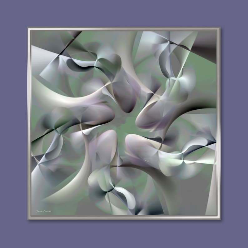 Water Dance Generative Art Digital Image - Etsy