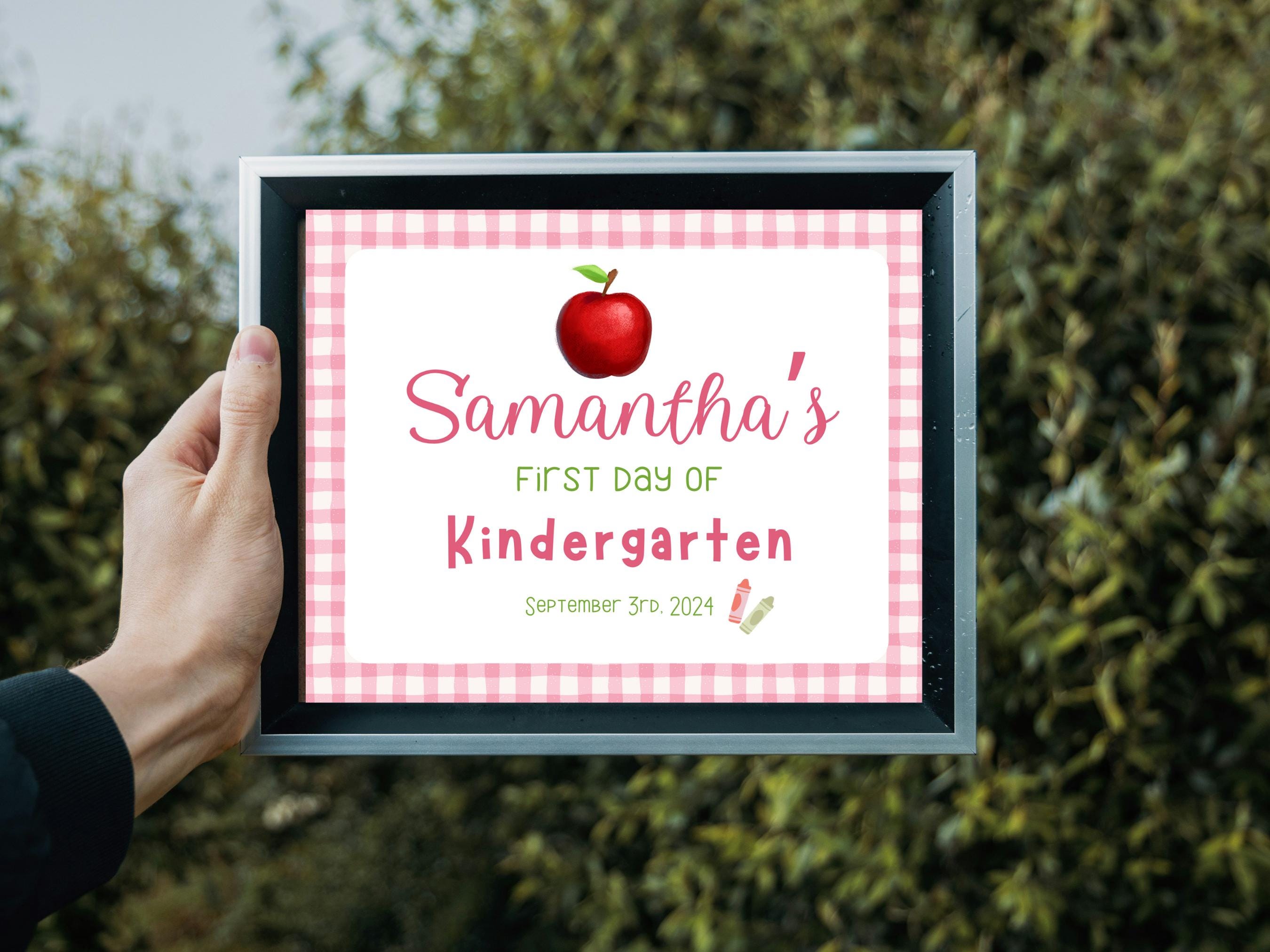 First Day of School Editable Printable Sign, Back to School Photo Prop ...
