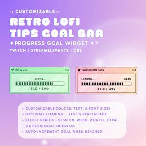 Kawaii Twitch Widget Mega Bundle | Chat With Alerts | Goal Bars ...